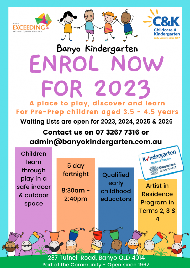 Banyo Kindergarten - Fees and associated costs